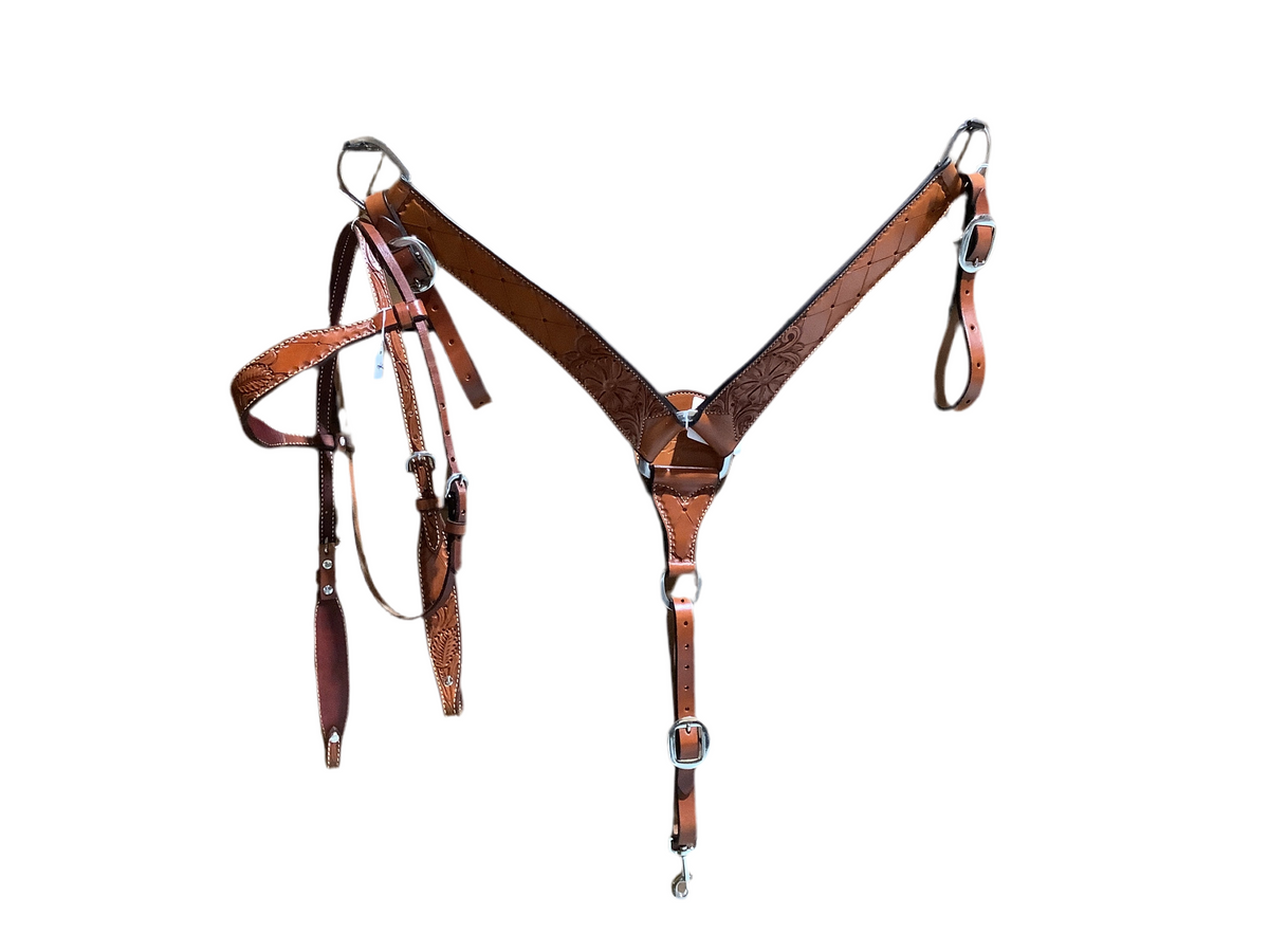 Tack Set - Floral/ Diamond – K&K Livestock Co.