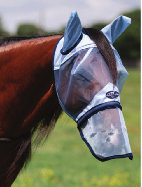 Fly Screen Mask - With & Without Nose – K&K Livestock Co.