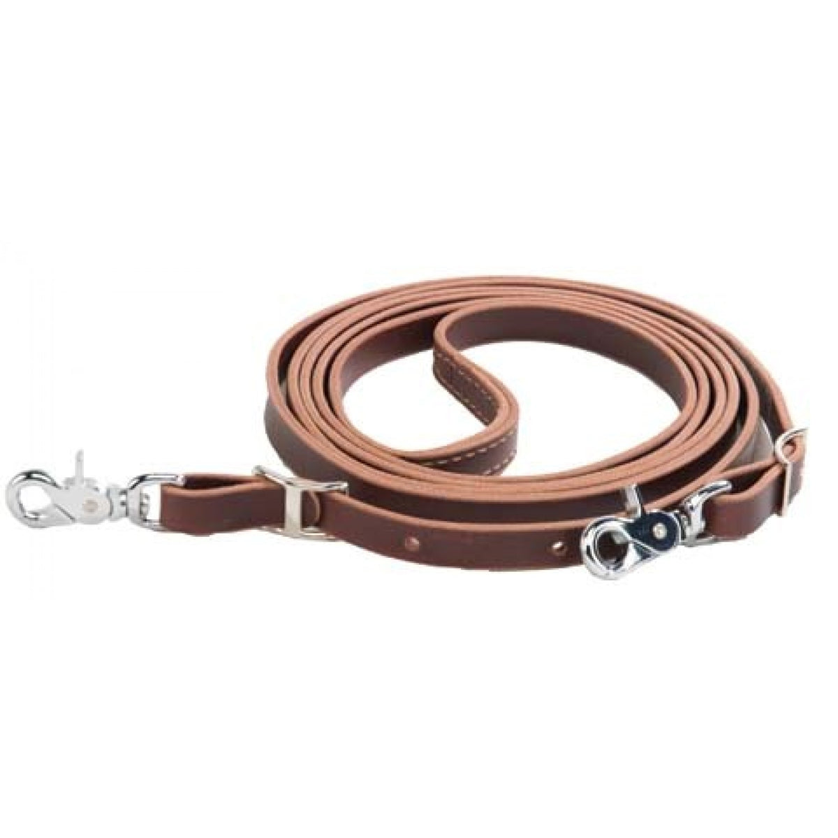 Latigo Roping Rein with snaps - extra long – K&K Livestock Co.