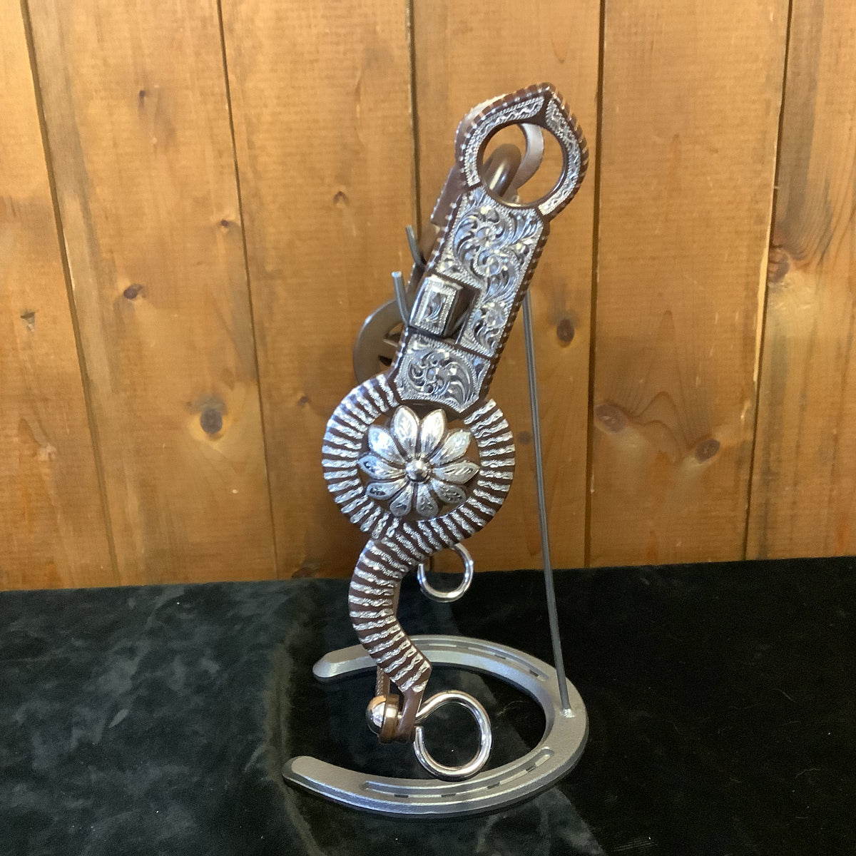 Franco Bit with Copper Roller - Flower on Shank 1504 – K&K Livestock Co.